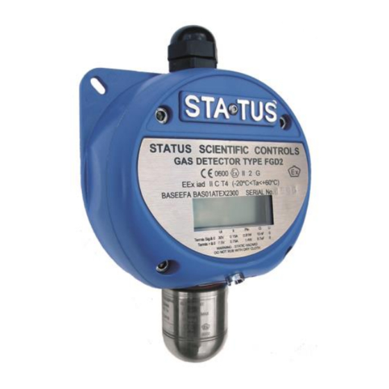 STATUS SCIENTIFIC CONTROLS FGD2 MANUAL Pdf Download | ManualsLib