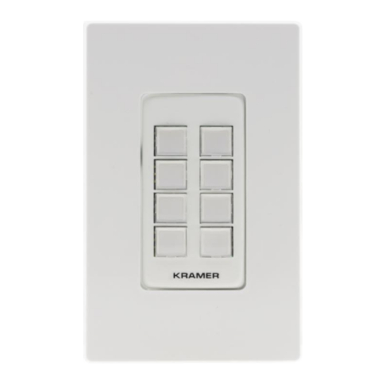 KRAMER RC-308 QUICK START MANUAL Pdf Download | ManualsLib