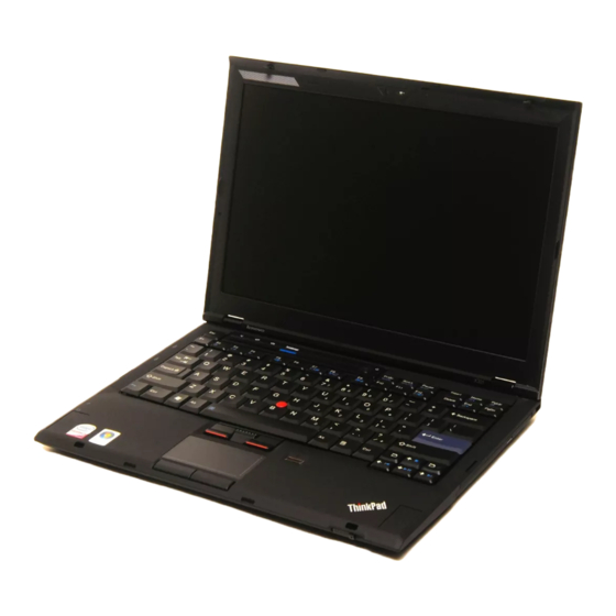 LENOVO THINKPAD X301 SETUP POSTER Pdf Download | ManualsLib