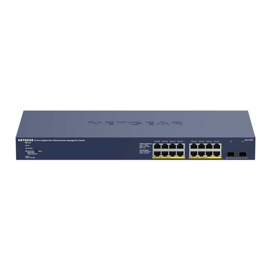 NETGEAR GS716TP HARDWARE INSTALLATION MANUAL Pdf Download | ManualsLib
