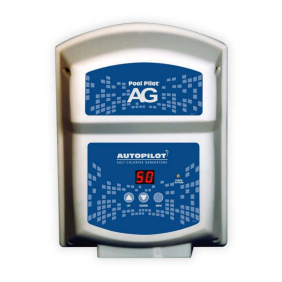 AQUACAL AUTOPILOT POOL PILOT AG OWNER'S MANUAL INSTALLATION AND ...