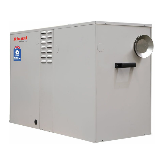 BRIVIS SP623 UN SERIES GAS HEATER OPERATION MANUAL | ManualsLib