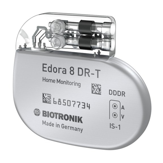 BIOTRONIK EDORA 8 HF-T TECHNICAL MANUAL Pdf Download | ManualsLib
