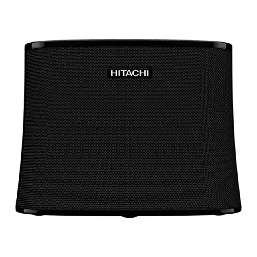 HITACHI Wi-Fi Speaker W50/W100/W200 Manual | ManualsLib