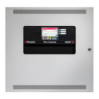 4007ES Fire Control Panels Technical Data Sheet | ManualsLib