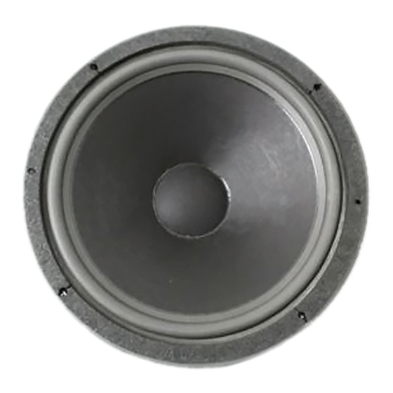 ALTEC LANSING 3182 LF SPEAKER MANUAL Pdf Download | ManualsLib