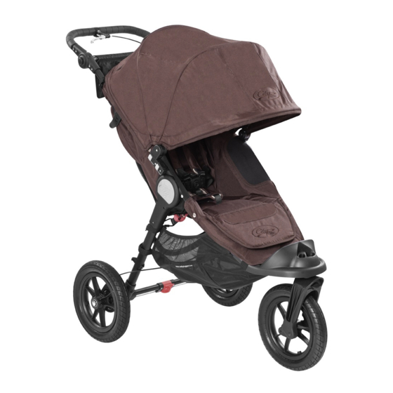 BABY JOGGER CITY ELITE STROLLER INSTRUCTION MANUAL | ManualsLib