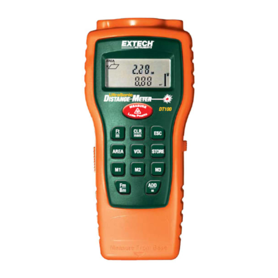 EXTECH INSTRUMENTS DT100 USER MANUAL Pdf Download | ManualsLib