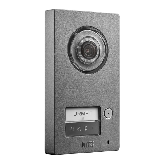 URMET DOMUS MINI+ NOTE 1722 INSTALLATION HANDBOOK Pdf Download | ManualsLib