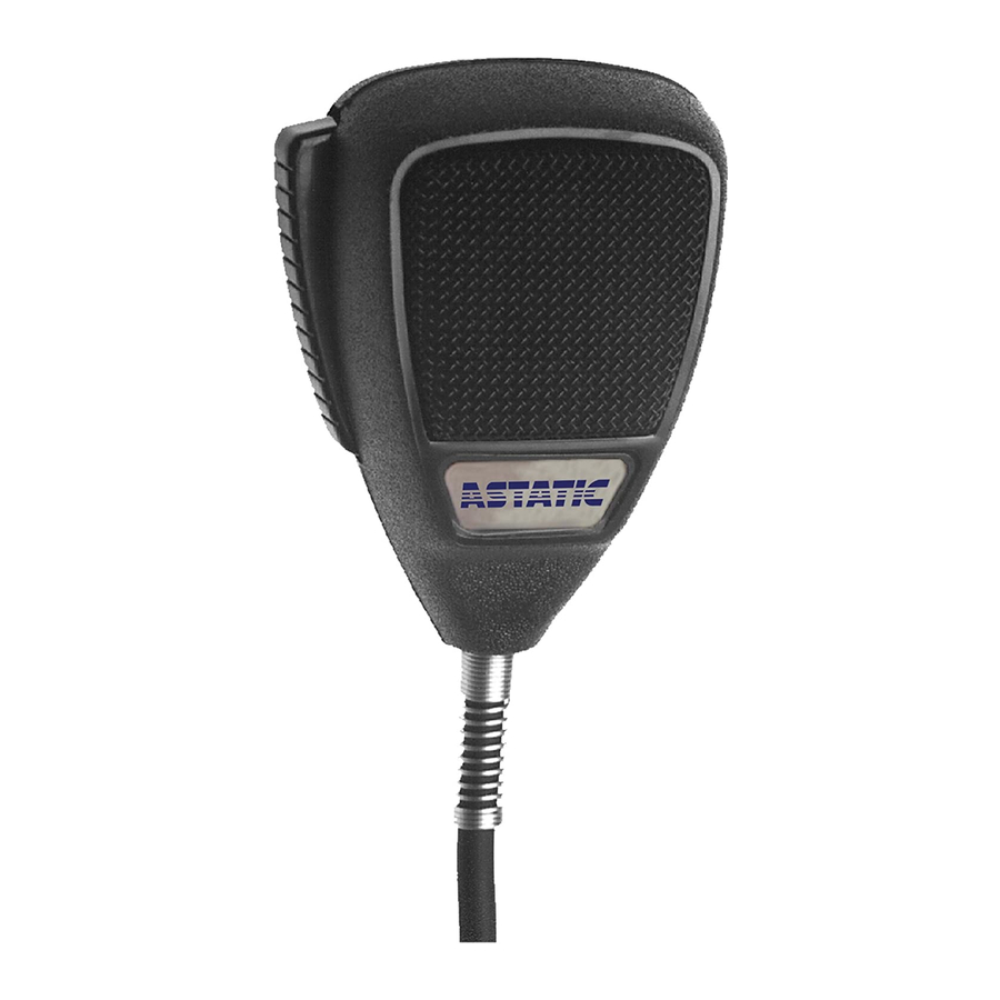 ASTATIC 611L SPECIFICATION SHEET Pdf Download | ManualsLib