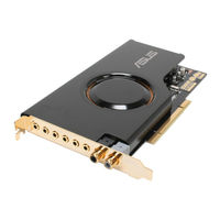 Asus Audio Card Xonar D2X Manuals | ManualsLib