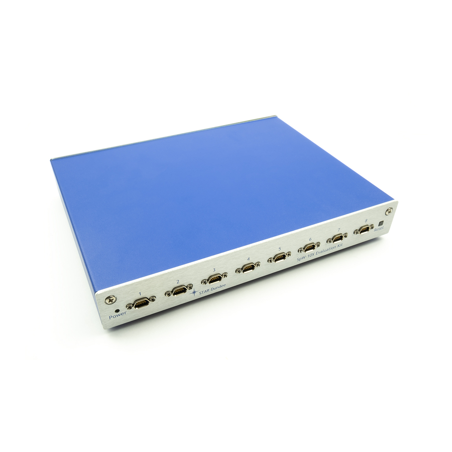 ATMEL SPACEWIRE ROUTER SPW-10X USER MANUAL Pdf Download | ManualsLib