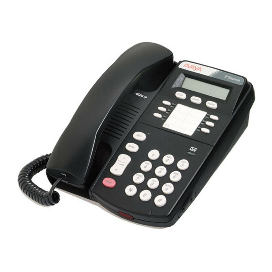 AVAYA DEFINITY 4606 USER MANUAL Pdf Download | ManualsLib