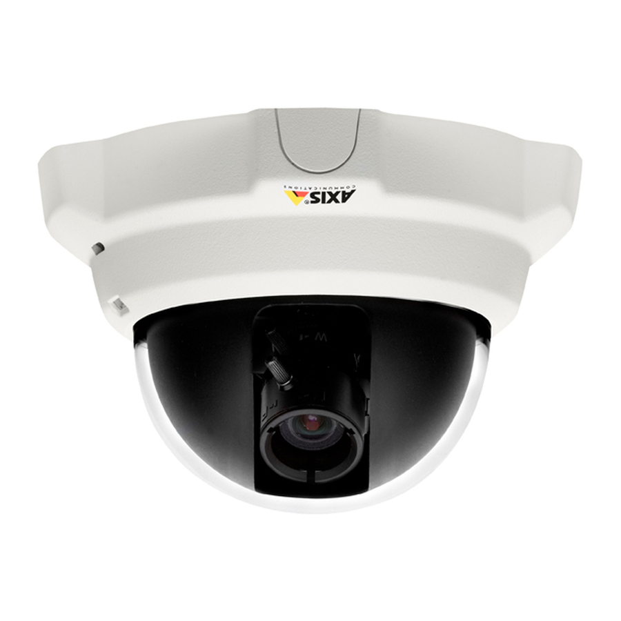 AXIS 216FD-V INSTALLATION MANUAL Pdf Download | ManualsLib