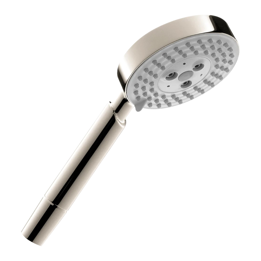 HANS GROHE RAINDANCE S 100 SPECIFICATION SHEET Pdf Download | ManualsLib