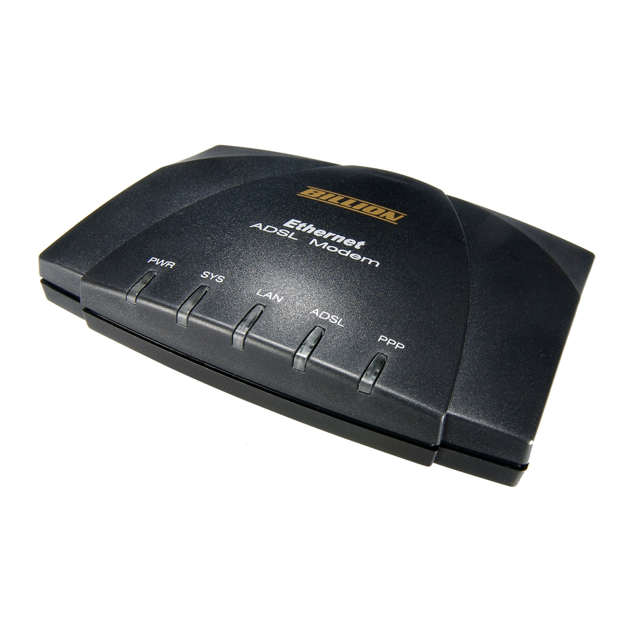 BILLION BIPAC 5100S USER MANUAL Pdf Download | ManualsLib