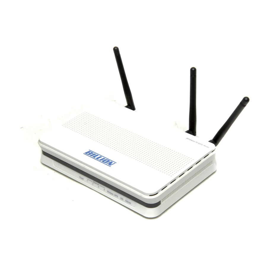 BILLION BIPAC 7300N QUICK START MANUAL Pdf Download | ManualsLib