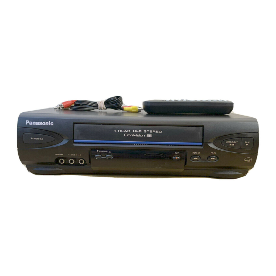 PANASONIC OMNIVISION PV-V4522 OPERATING INSTRUCTIONS MANUAL Pdf ...