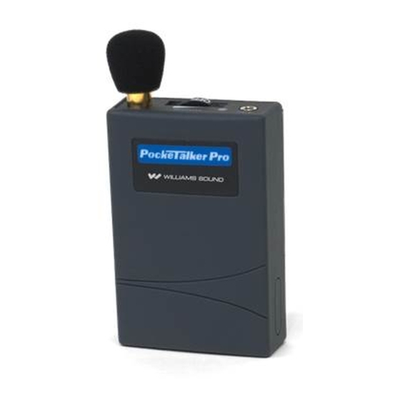 WILLIAMS SOUND POCKETALKER PRO PKT C1 SPECIFICATIONS Pdf Download ...