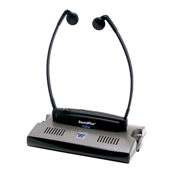 WILLIAMS SOUND SOUNDPLUS WIR 238 USER MANUAL Pdf Download | ManualsLib