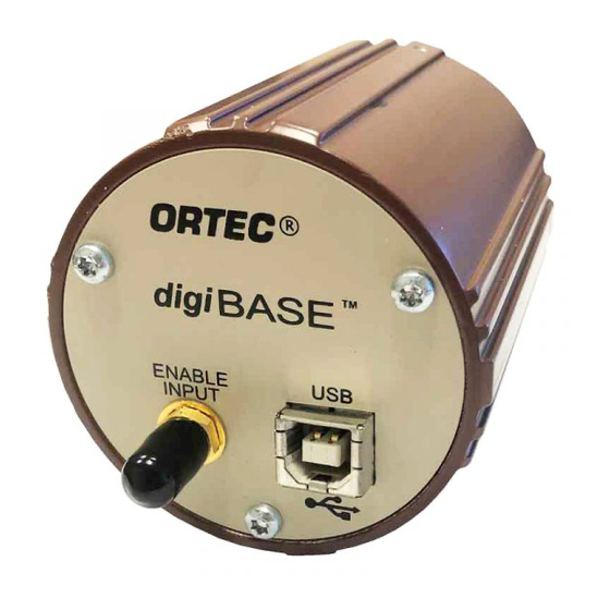 AMETEK ORTEC DIGIBASE USER MANUAL Pdf Download | ManualsLib