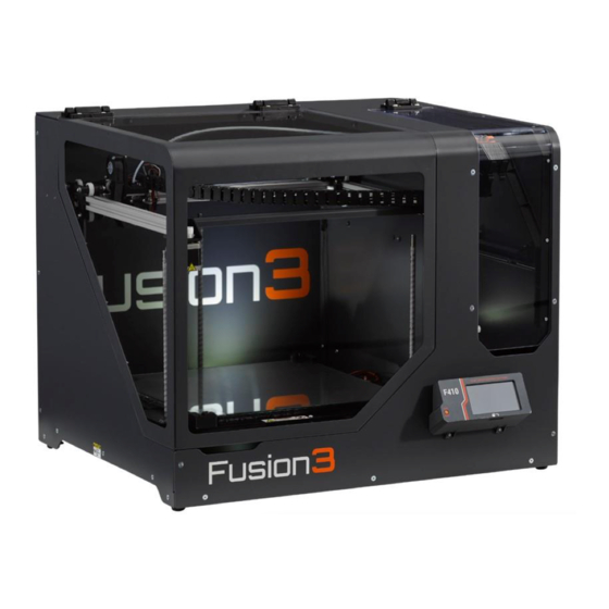FUSION3 F410 QUICK START MANUAL Pdf Download | ManualsLib