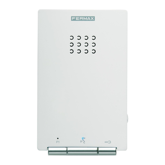 FERMAX DUOX PLUS CITYLINE QUICK START MANUAL Pdf Download | ManualsLib