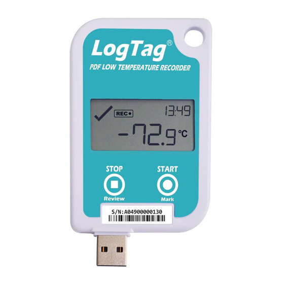LOGTAG RECORDERS UTREL-16 PRODUCT USER MANUAL Pdf Download | ManualsLib