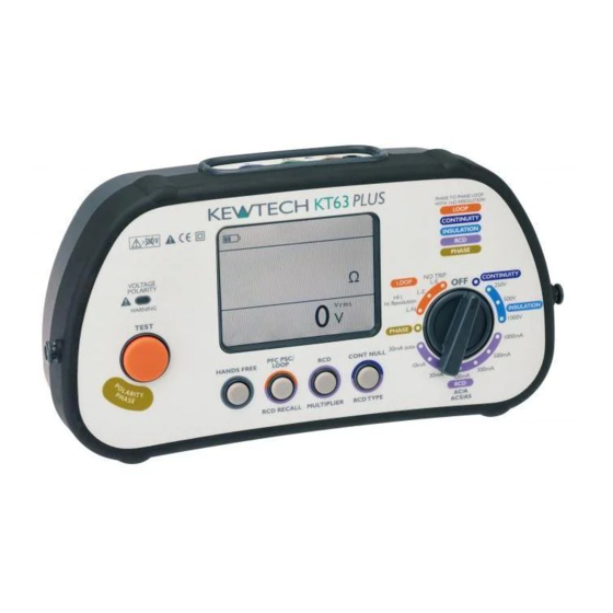 KEWTECH KT63 PLUS OPERATING INSTRUCTIONS MANUAL Pdf Download | ManualsLib