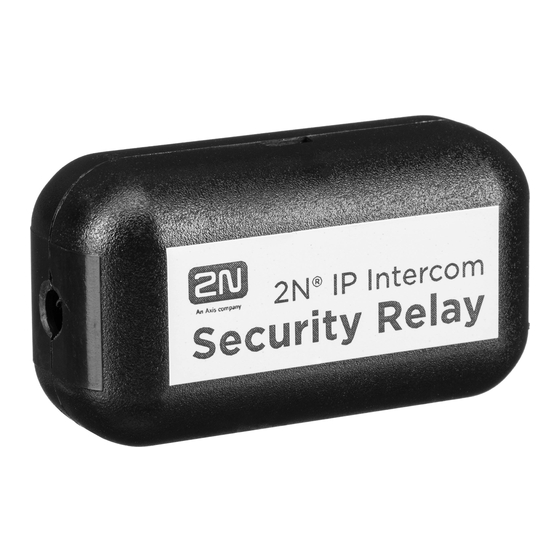2N HELIOS IP SECURITY RELAY HOW TO USE Pdf Download | ManualsLib