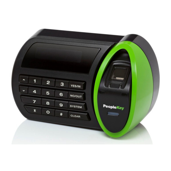 PEOPLEKEY V30 PLUS QUICK START MANUAL Pdf Download | ManualsLib