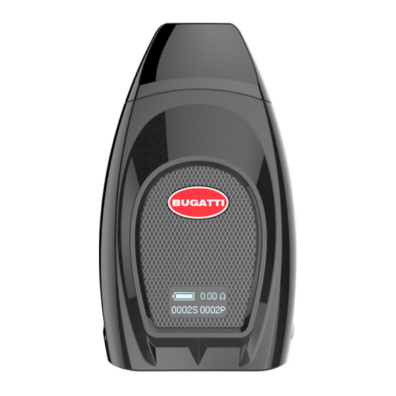 BUGATTI VAPOR ELITE USER MANUAL Pdf Download | ManualsLib
