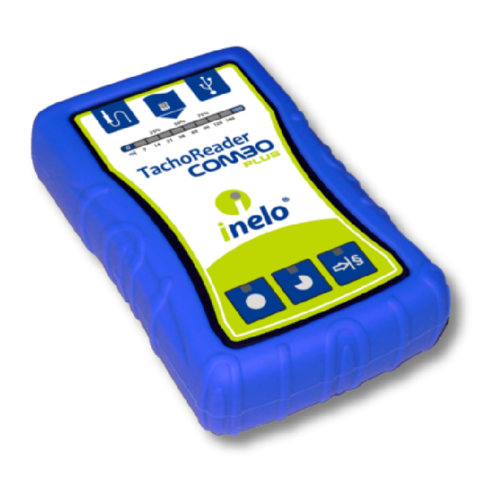 INELO TACHOREADER COMBO PLUS TUTORIAL Pdf Download | ManualsLib