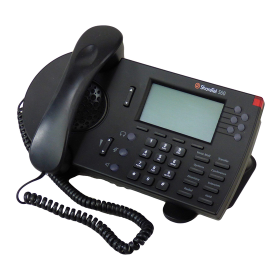 SHORETEL 530 USER MANUAL Pdf Download | ManualsLib