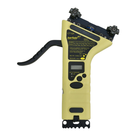 BARFIELD CT12A INSTRUCTION MANUAL Pdf Download | ManualsLib