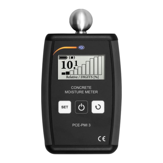 PCE INSTRUMENTS PCE-PMI 3 INSTRUCTION Pdf Download | ManualsLib