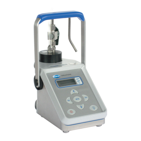 HACH ORBISPHERE 3655 USER MANUAL Pdf Download | ManualsLib