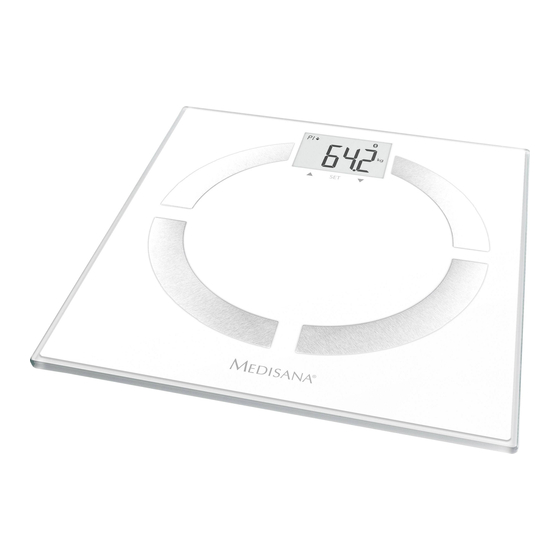 MEDISANA BS 444 CONNECT INSTRUCTION MANUAL Pdf Download | ManualsLib