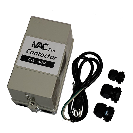 IVAC CONTACTOR INSTALLING Pdf Download | ManualsLib
