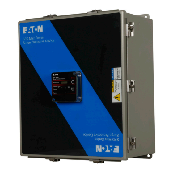 EATON SPD MAX SERIES INSTRUCTION BOOKLET Pdf Download | ManualsLib