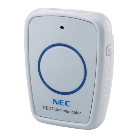 NEC DECT M166 USER MANUAL Pdf Download | ManualsLib