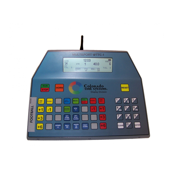 COLORADO TIME SYSTEMS WTTC-1 EASY INSTRUCTIONS Pdf Download | ManualsLib
