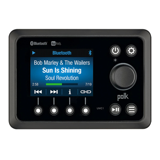 POLK MONO UMC1 INSTALLATION AND OPERATION MANUAL Pdf Download | ManualsLib