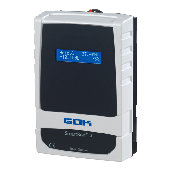 GOK SMARTBOX 1 ASSEMBLY AND OPERATING MANUAL Pdf Download | ManualsLib