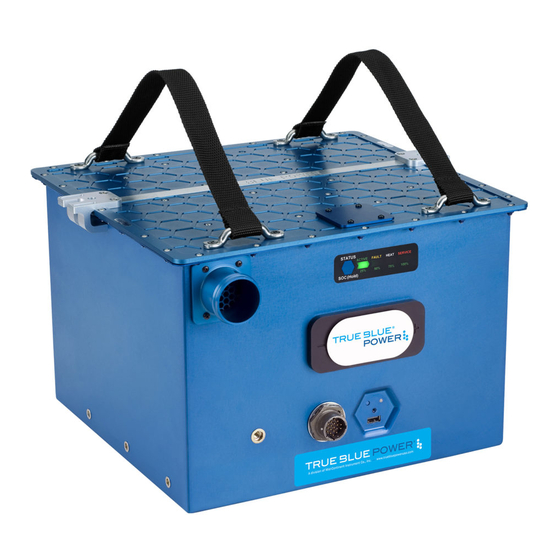 TRUE BLUE POWER TB40 SERIES INSTALLATION MANUAL AND OPERATING ...