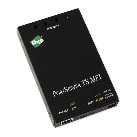 DIGI PORTSERVER TS SERIES QUICK START MANUAL Pdf Download | ManualsLib