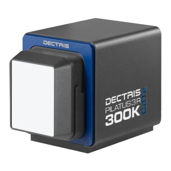 DECTRIS PILATUS3 R CDTE 300K TECHNICAL SPECIFICATION AND OPERATING INSTRUCTION Pdf Download ...