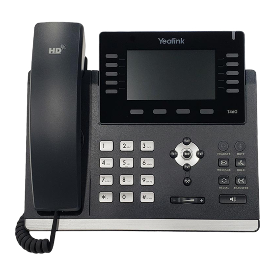 8X8 INC YEALINK T23P QUICK MANUAL Pdf Download | ManualsLib