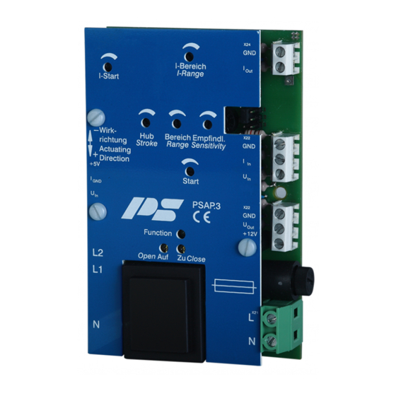 PS AUTOMATION PSAP.2 INSTALLATION INSTRUCTIONS Pdf Download | ManualsLib