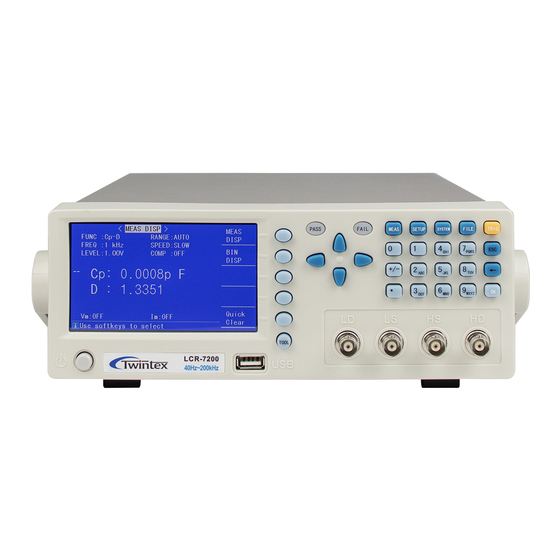 TWINTEX LCR SERIES OPERATION MANUAL Pdf Download | ManualsLib